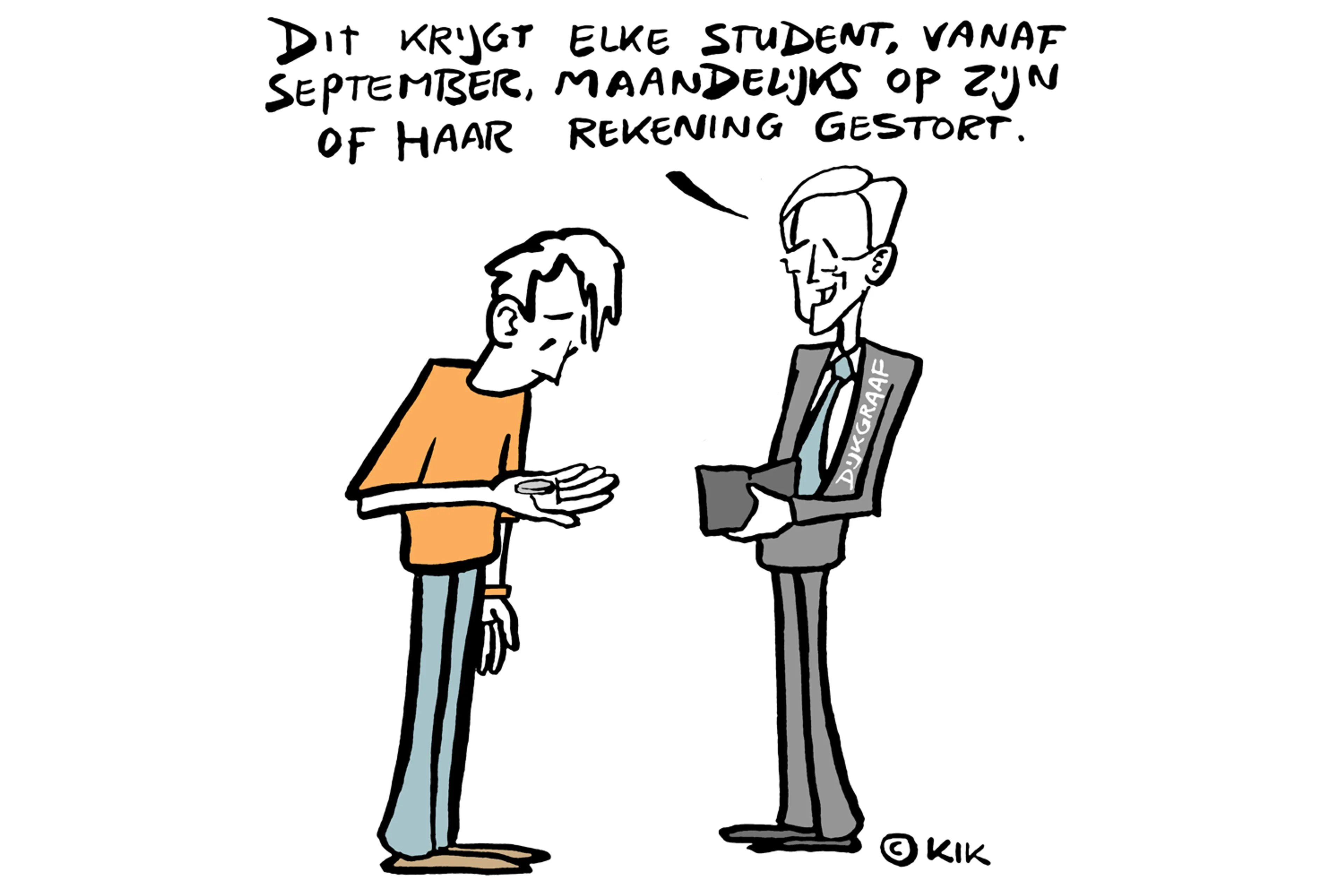 Extreem magere studiebeurs ingevoerd, studenten ontvangen 110,30 tot ...