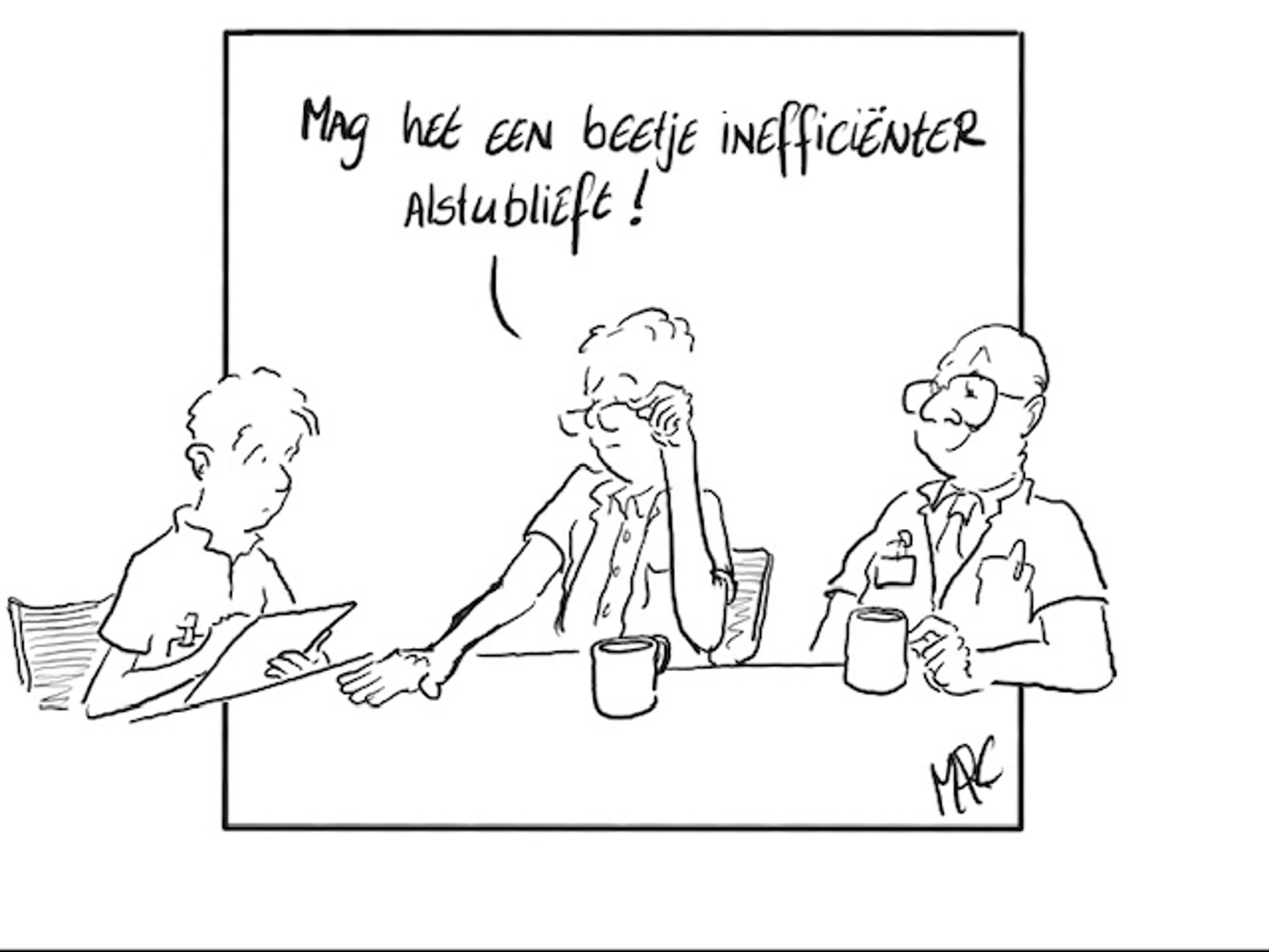 Zorg wordt ziek van de efficiëntie-fetisjisten - Joop - BNNVARA