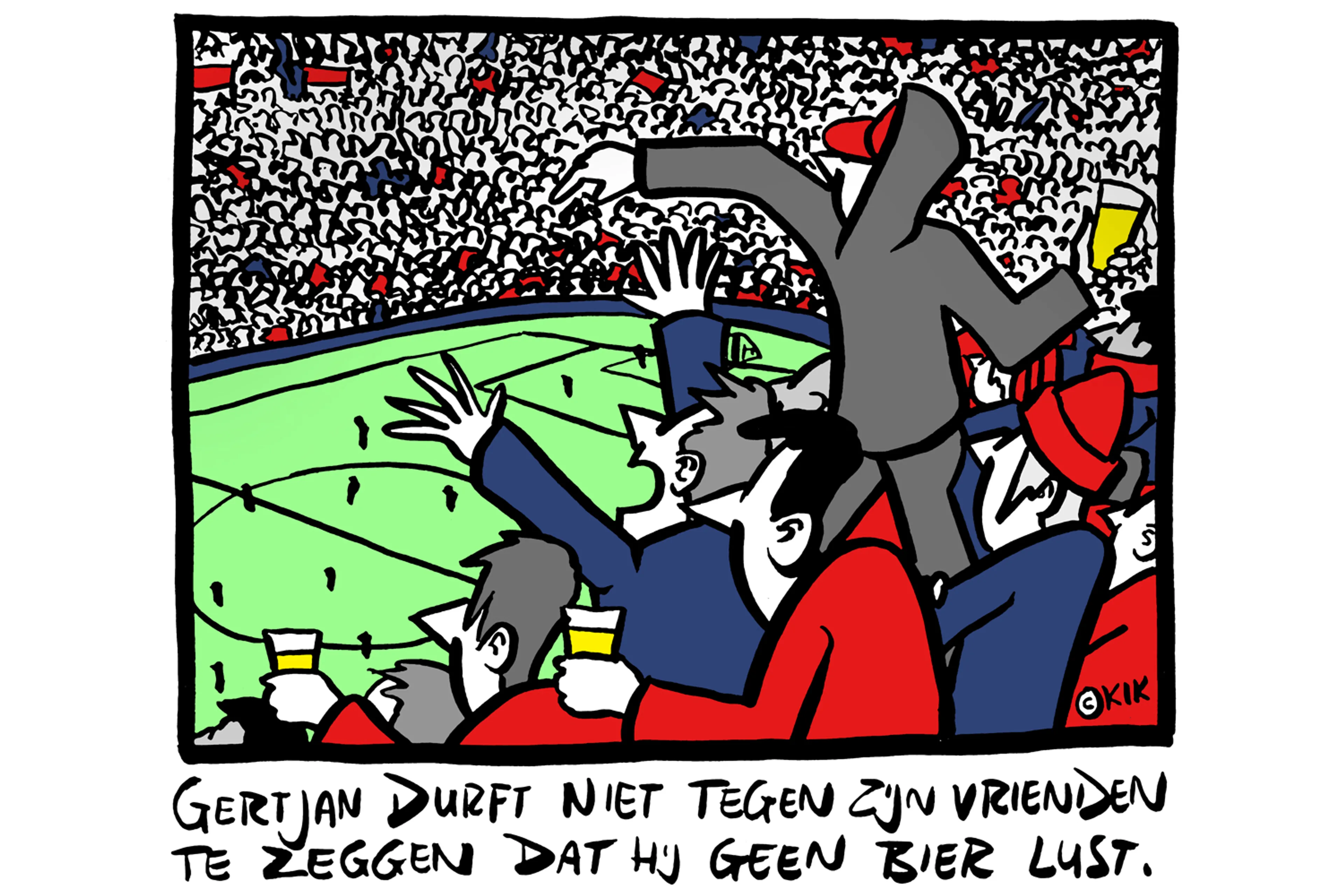 De oorzaak van het biergooien in stadions - Joop - BNNVARA