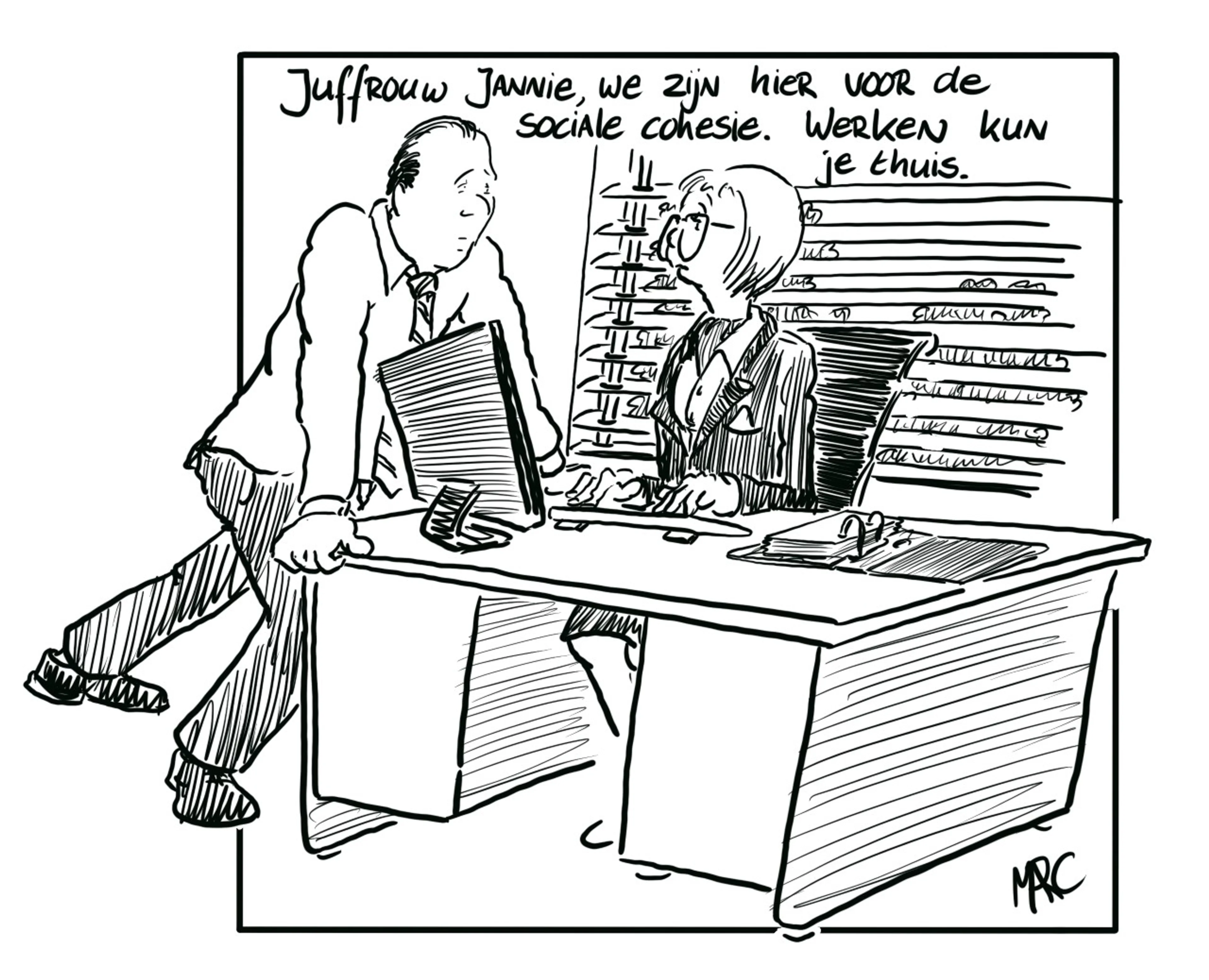 Het blijft rustig op kantoor - Joop - BNNVARA