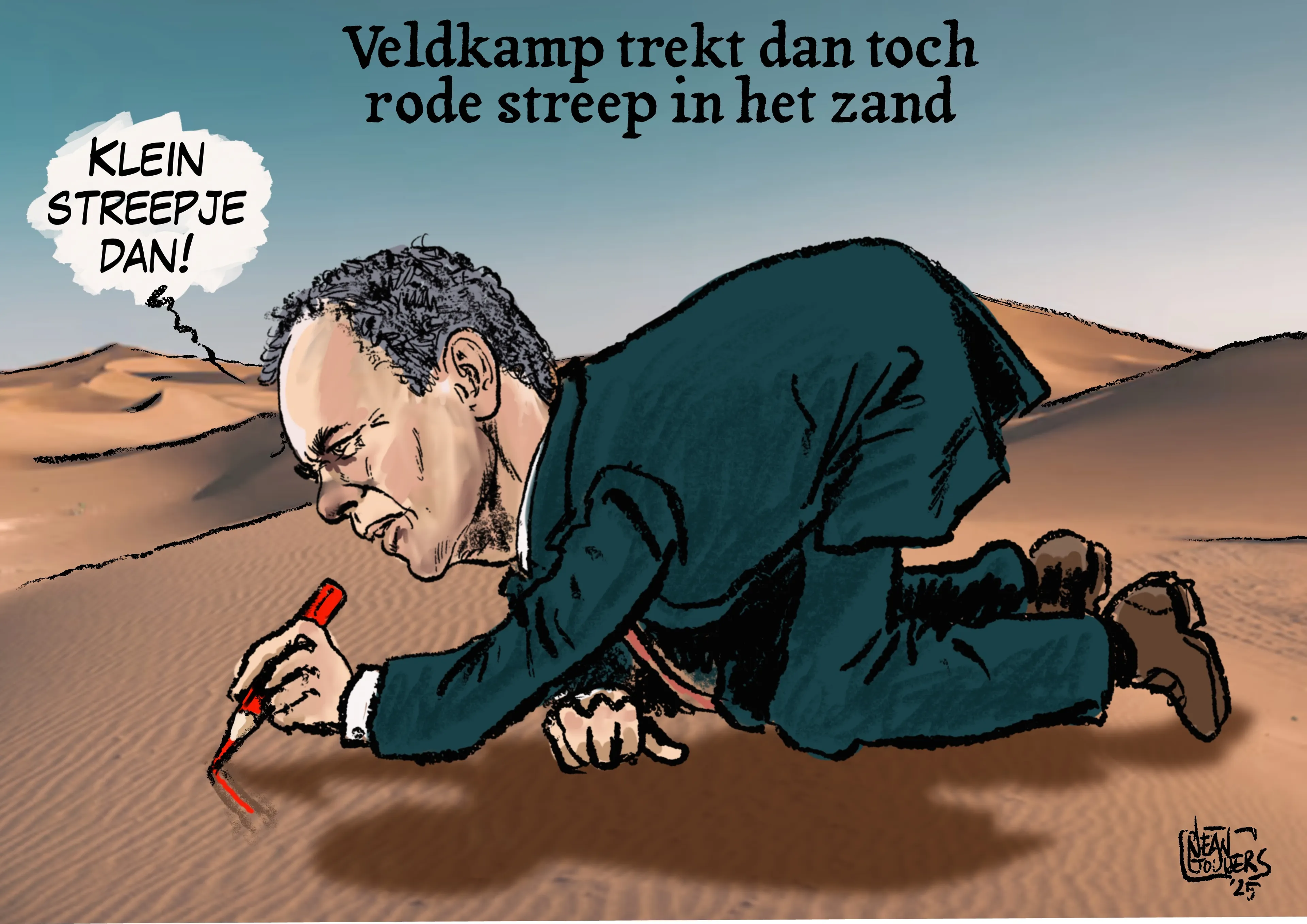 Veldkamp trekt dan toch rode streep in het zand - Joop - BNNVARA