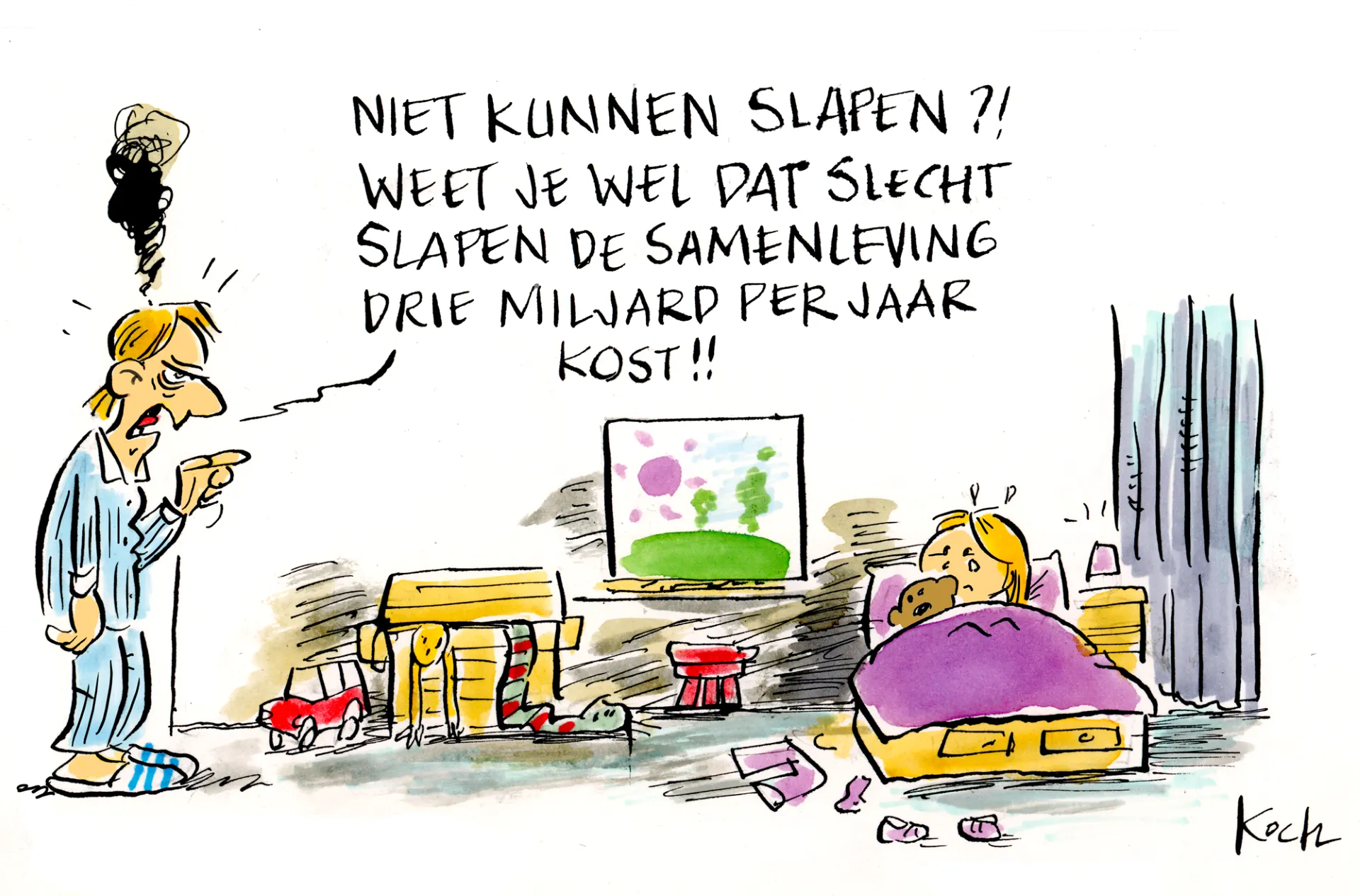 Slaaptekort grote kostenpost - Joop - BNNVARA