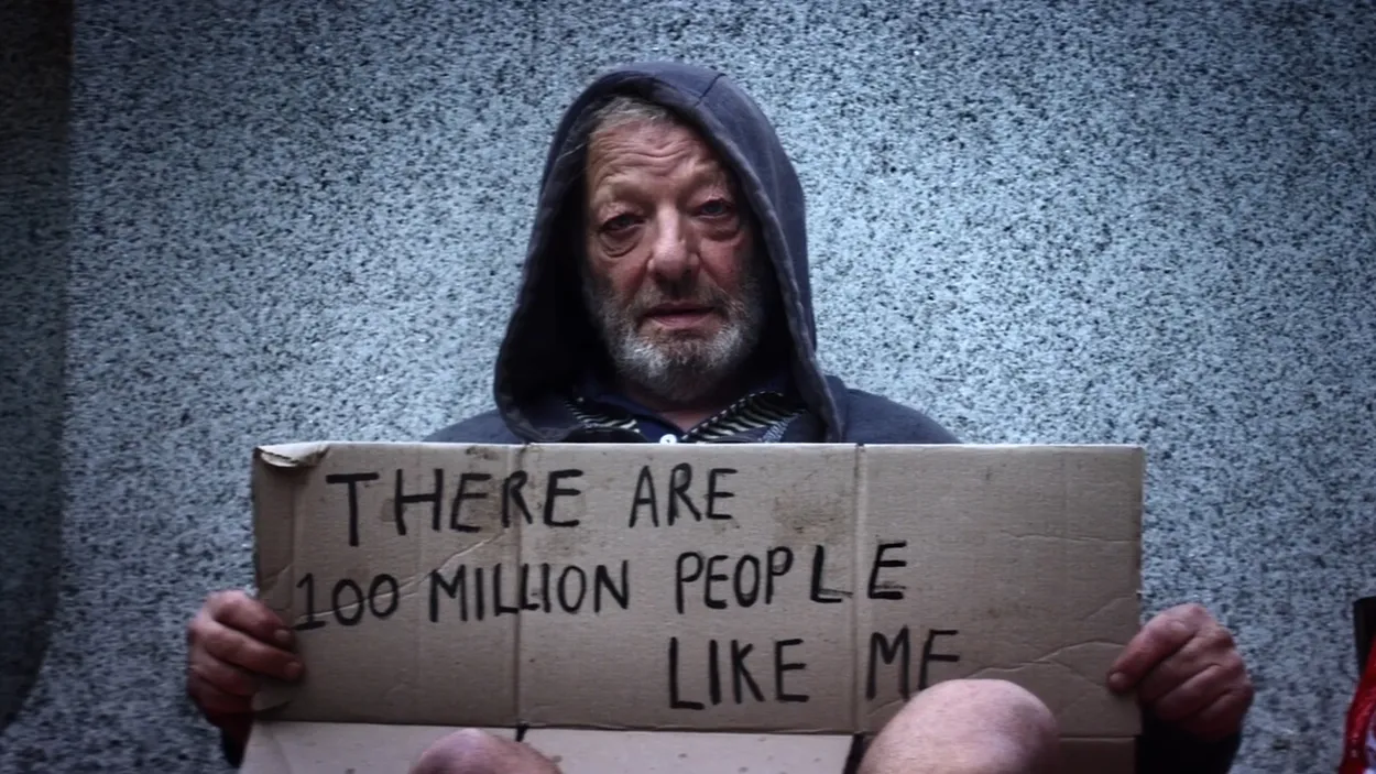 Uit solidariteit met daklozen sliepen tienduizenden mensen op straat ...