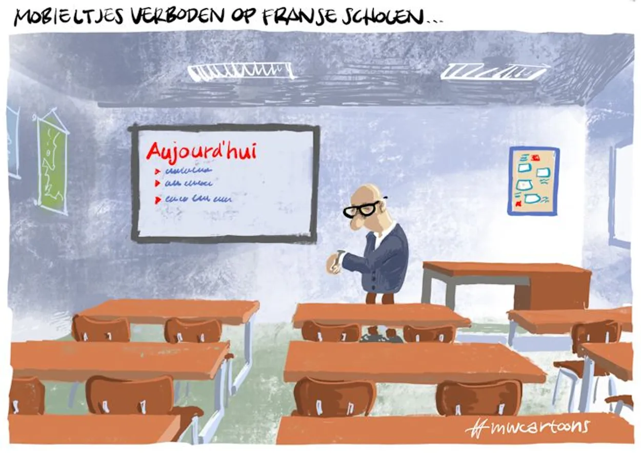Mobieltjes verboden op Franse scholen - Joop - BNNVARA