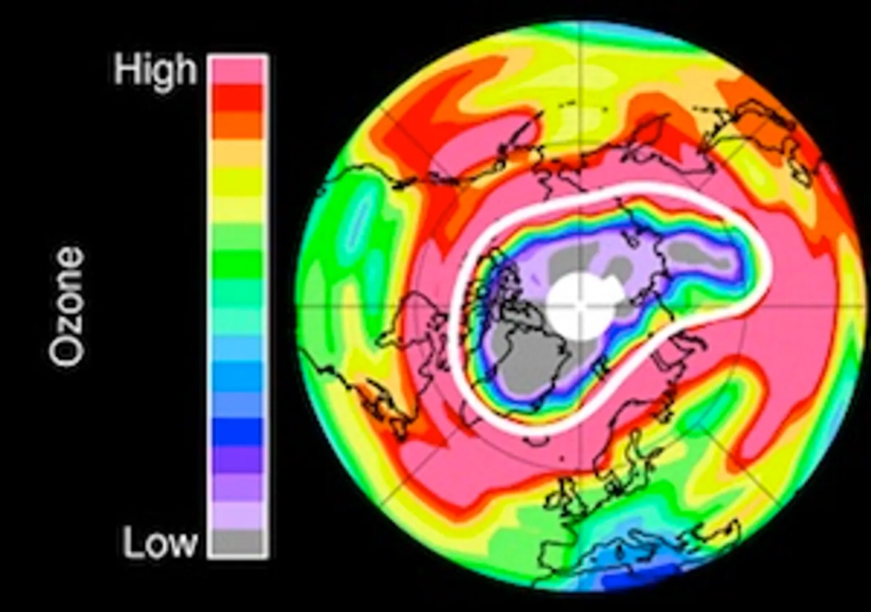 Gat in ozonlaag Noordpool - Joop - BNNVARA