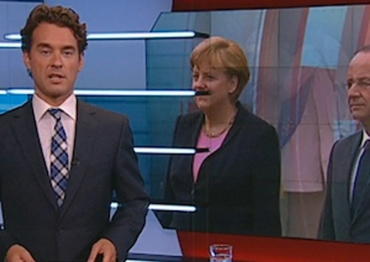 Fawlty Towers-momentje bij NOS: Merkel met Adolf-snor - Joop - BNNVARA