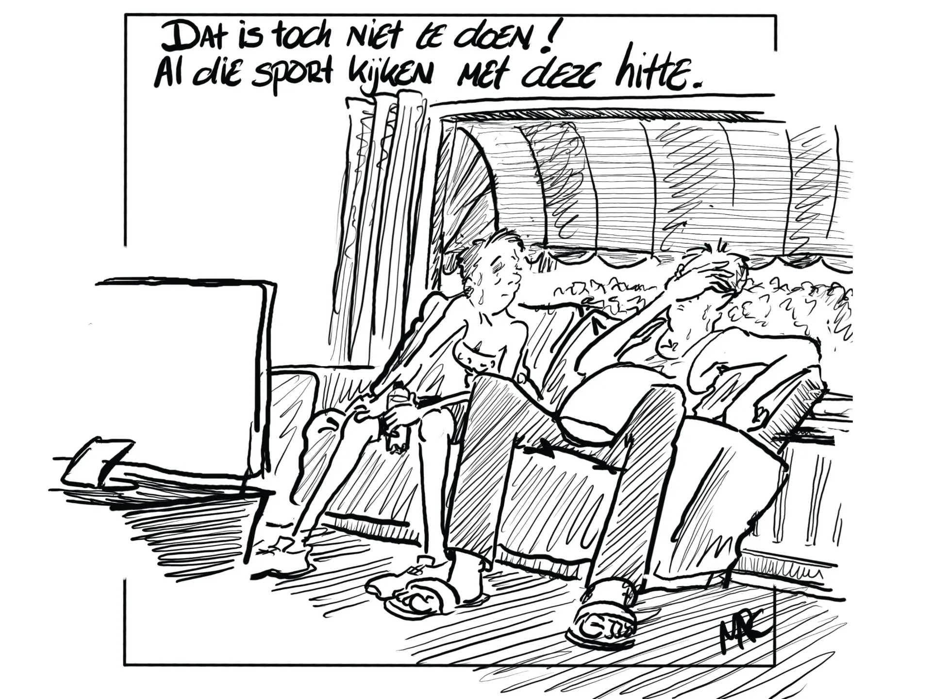 Hittegolf teistert Olympische Spelen - Joop - BNNVARA