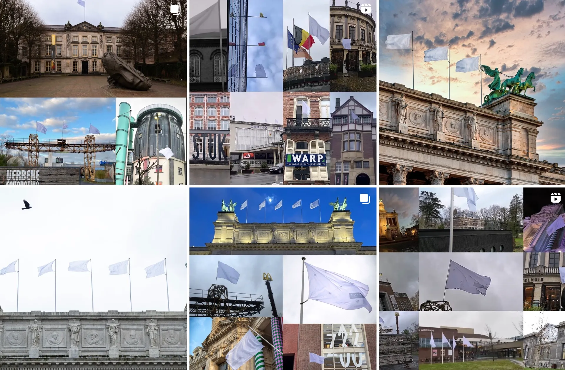 Cultuurpaleizen in Nederland en België hijsen witte vlag voor vrede ...