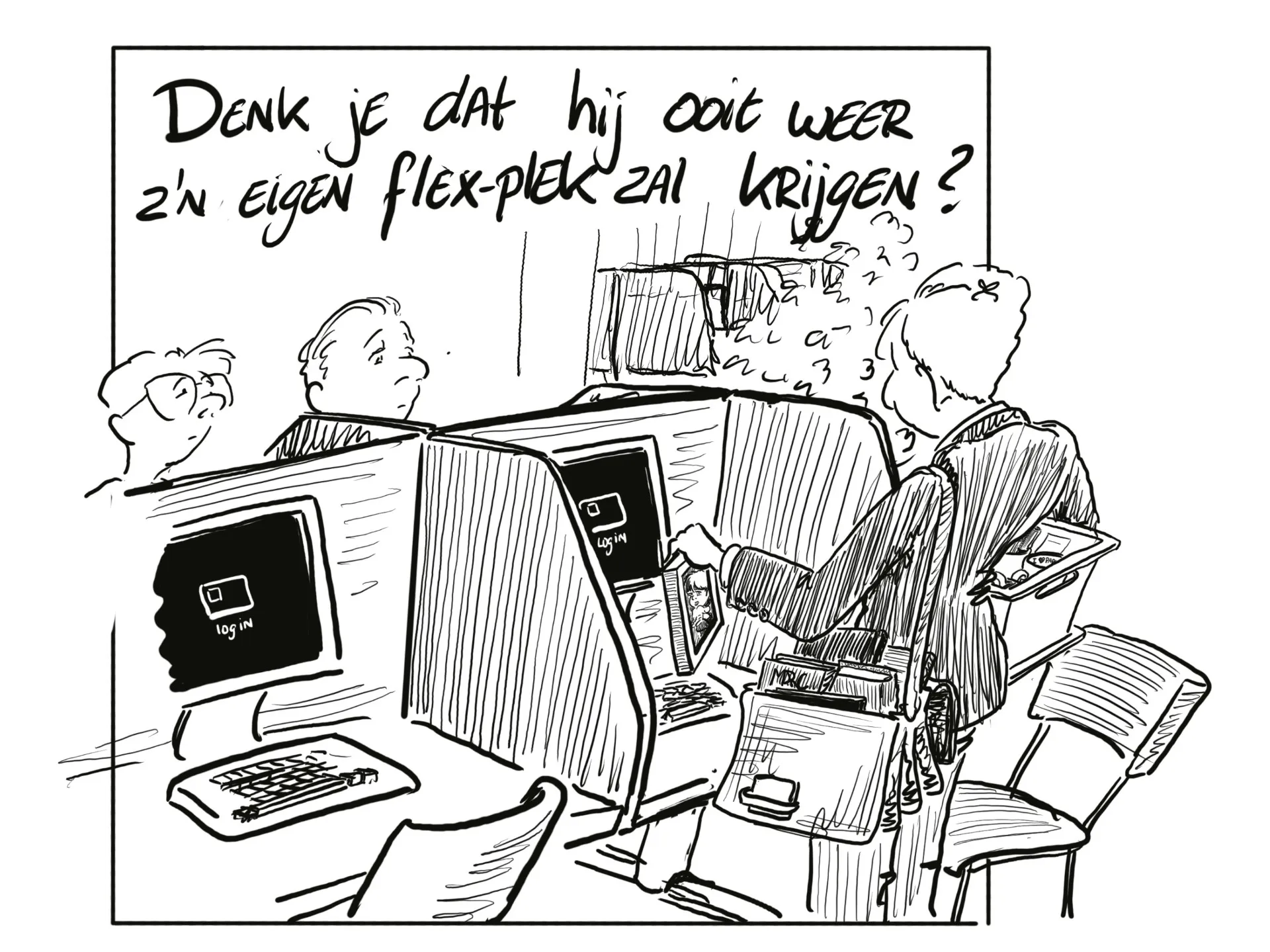 Maandag: weer naar de kantoortuin met flexplekken - Joop - BNNVARA