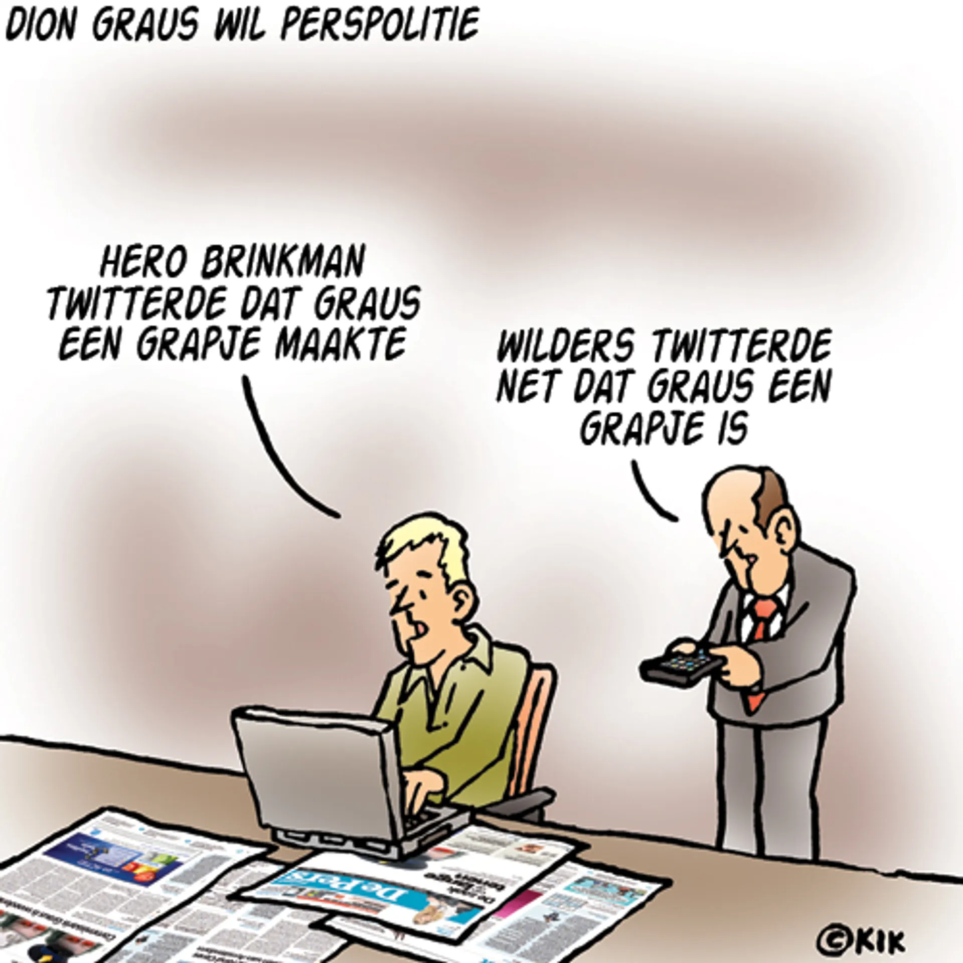 Dion Graus wil perspolitie - Joop - BNNVARA