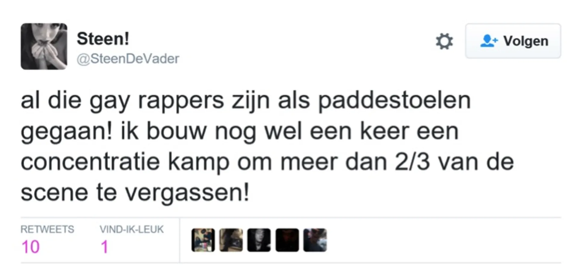 Rapper Steen haat gays, maar mag toch op Bevrijdingsfestival optreden ...